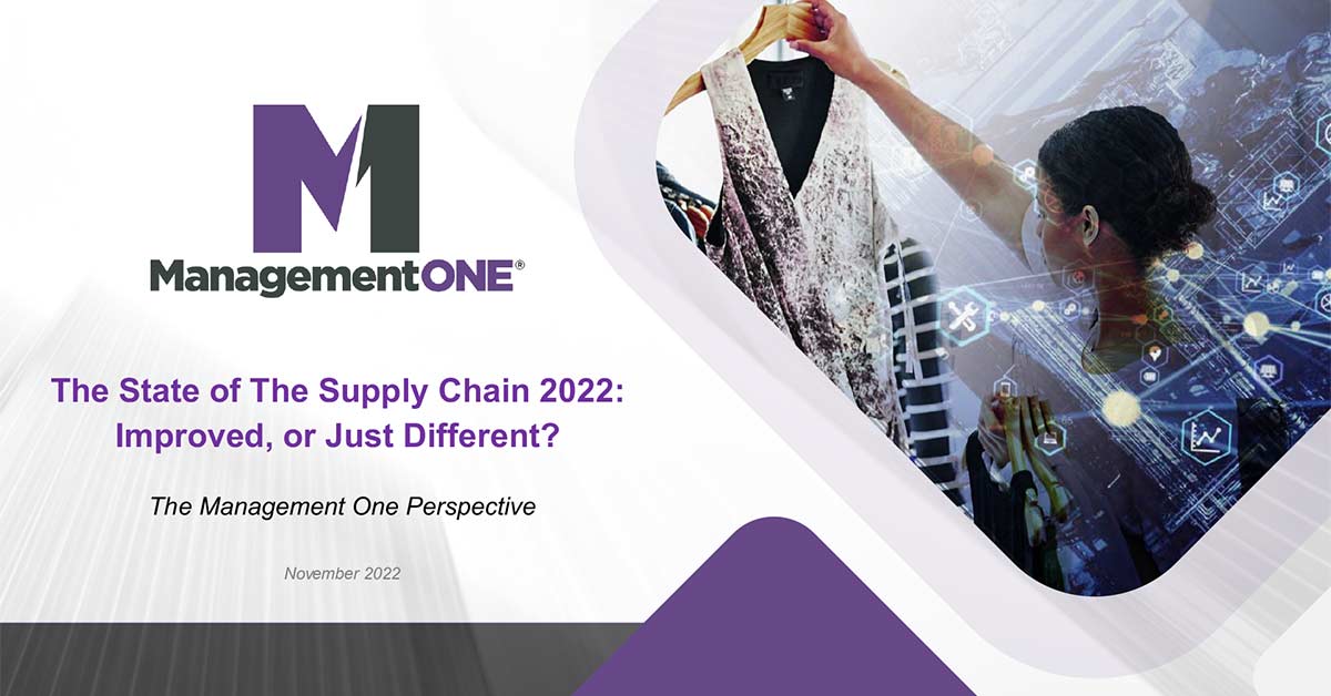 Management One - Supply Chain Survey Results - 2022 - November